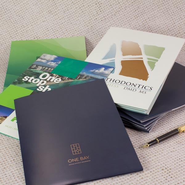 Presentation Folders - 9"x12" (letter) - 6"x9" (half) - 9"x14.5" (legal)