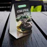 Custom Table Tent Printing | 4x6 & 5x5.5 Sizes | ColorCopiesUSA.com